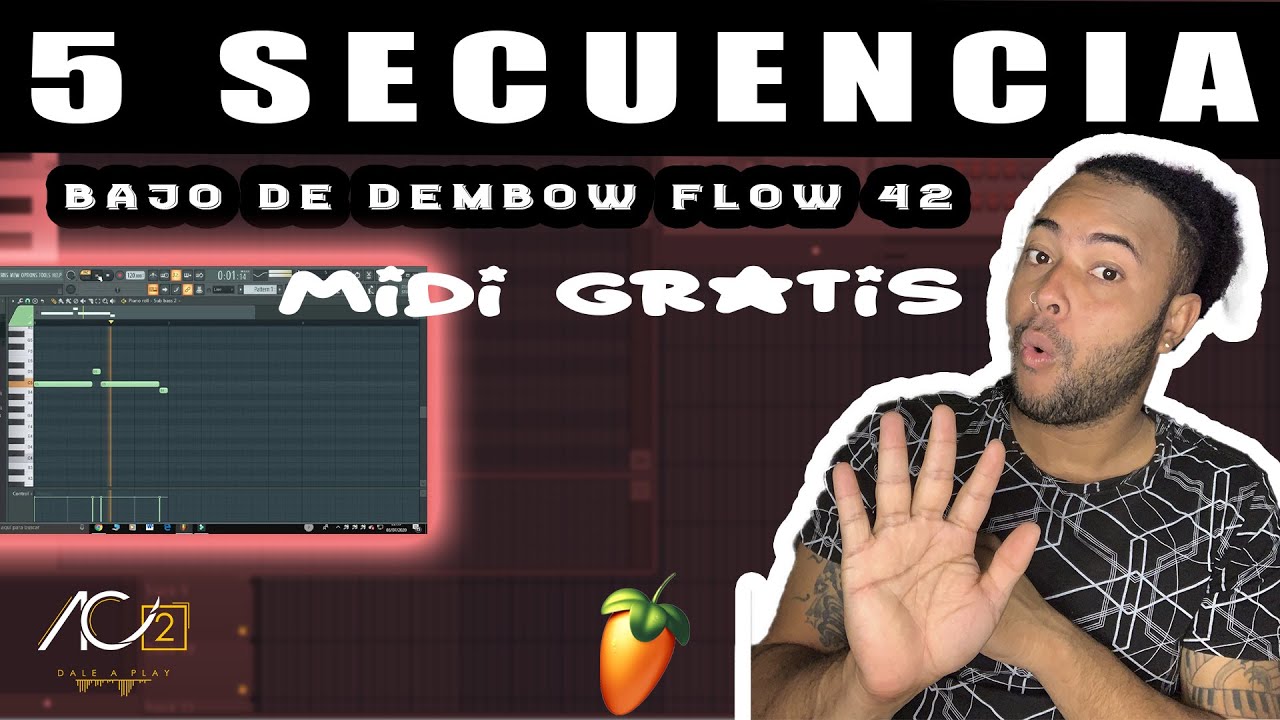 5 SECUENCIA DE BAJOS DE DEMBOW FLOW 42 MAS UTILIZADAS + MIDI GRATIS ...