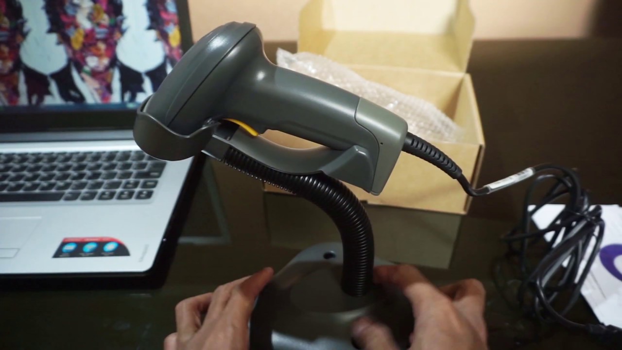 Unboxing Barcode Scanner Scanlogic CS 6000 - YouTube