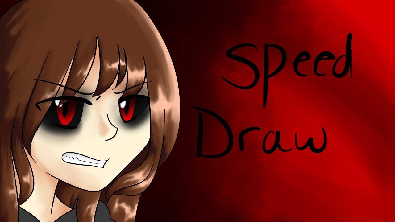 Drawing a thumbnail for Cursed | Speed paint - YouTube