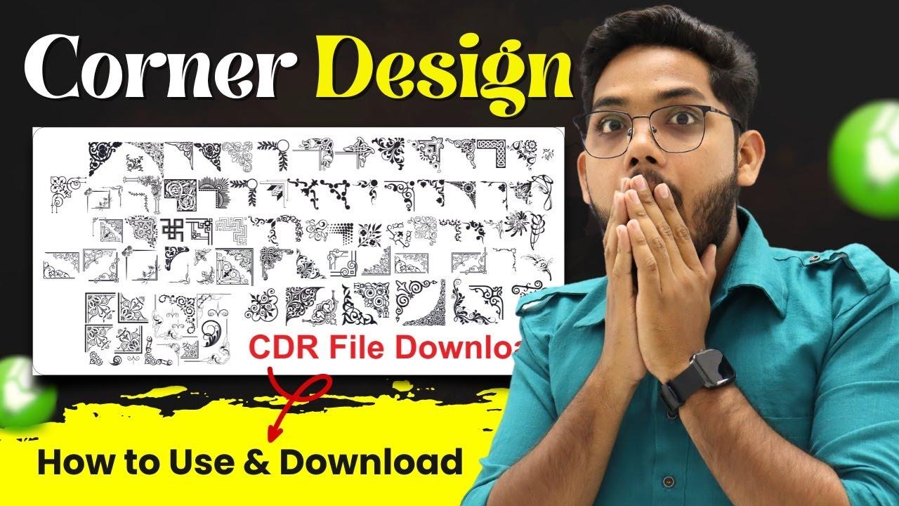 How To Design Border By Corner And How To Use Corner In Coreldraw Learn Coreldraw By