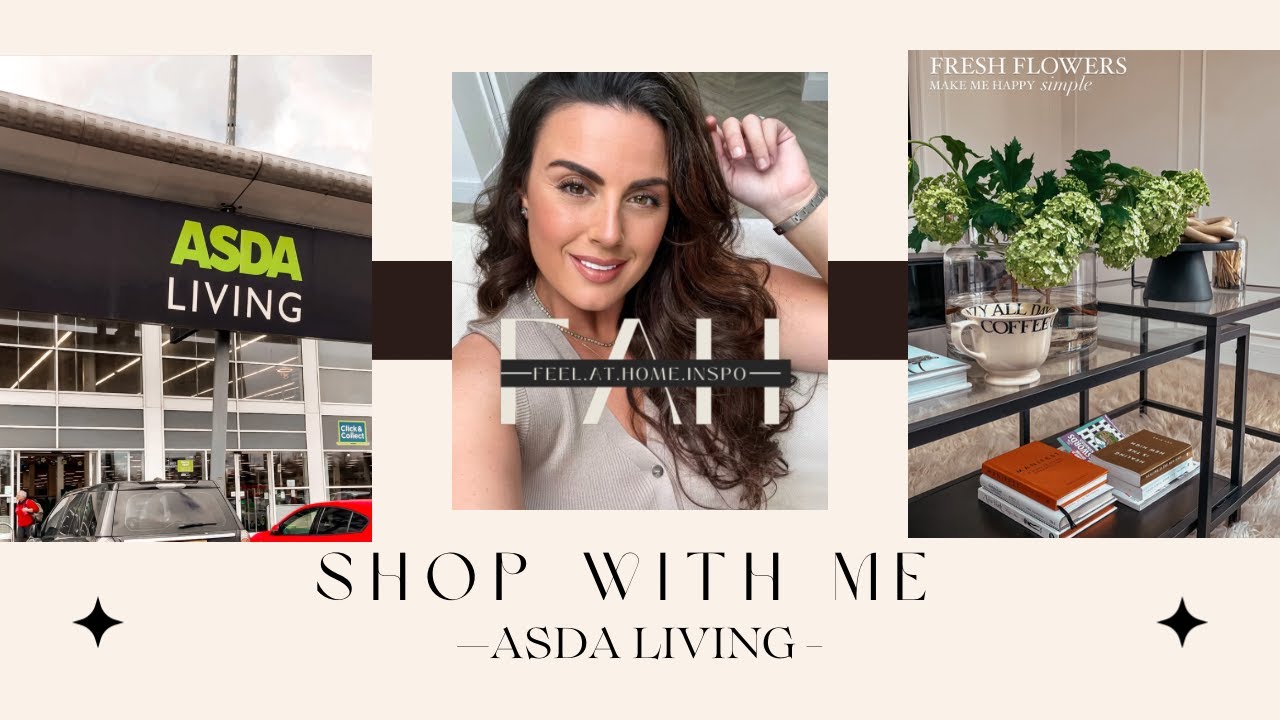 SHOPPING DIARIES ASDA & A WELCOME INTRO TO FEEL AT HOME INSPO - YouTube