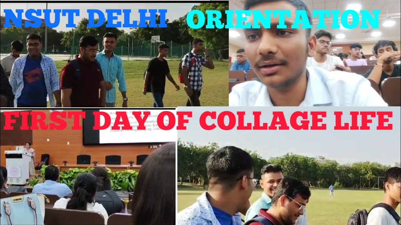 NSUT BBA /MBA Orientation 2025 #firstdayofnsut - YouTube