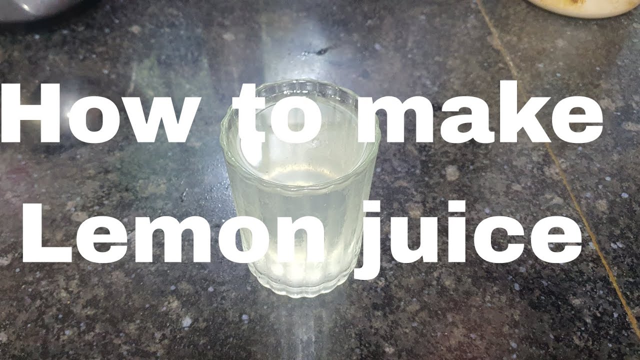 How to make Lemon juice #cooking @rupali.tasty_foodzone-youtube - YouTube
