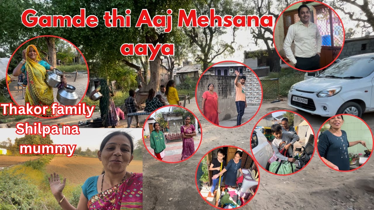 Aaj Gamde thi Dhruvi Jode | Aakho diwas dhaglo dhoyo 😄 | New house ...