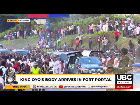 KING OYO'S BODY RECEIVED IN FORT PORTAL BY THOUSANDS OF MOURNERS