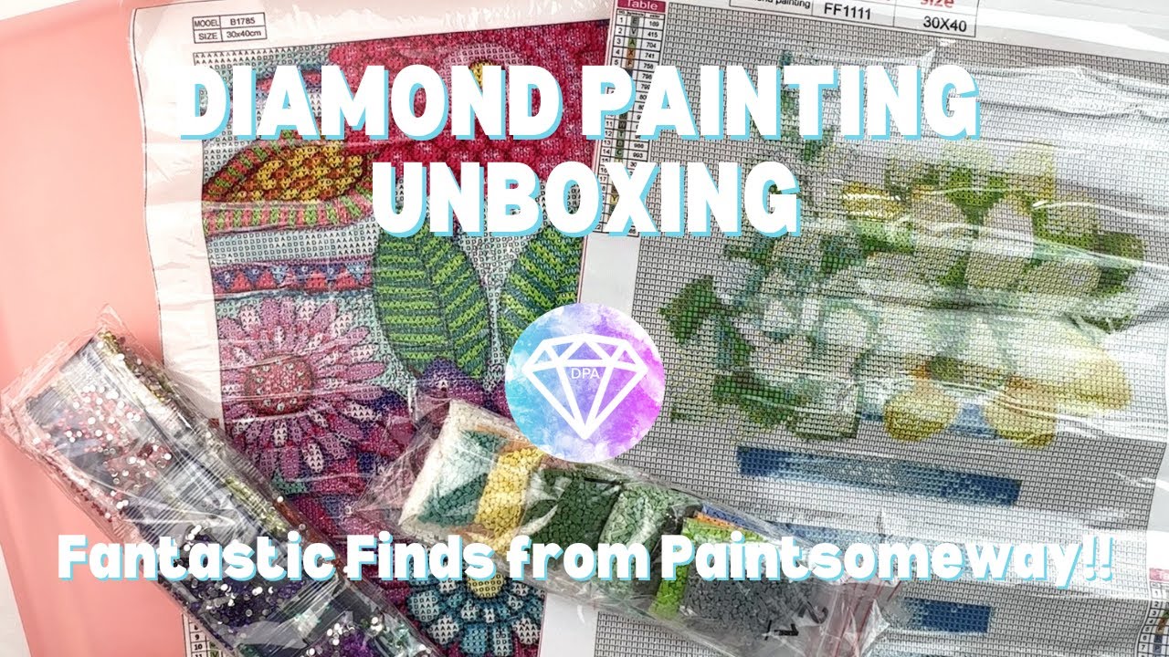 Fantastic Finds from Paintsomeway!! | Diamond Painting Unboxing - YouTube