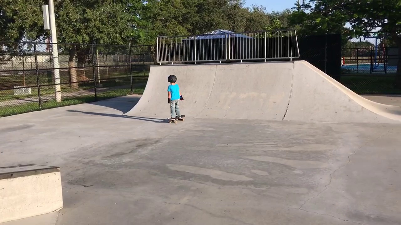 Skateboarding drop in - YouTube