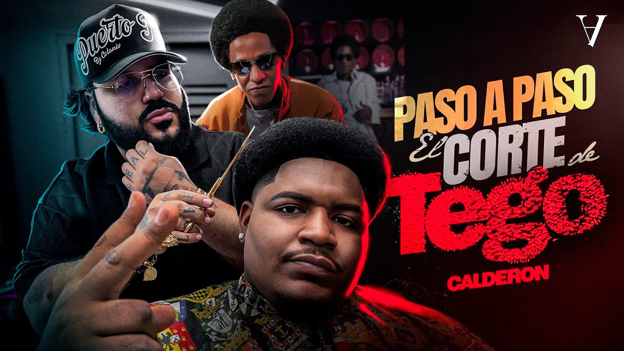 AFRO DE TEGO CALDERON / COMO HACER UN AFRO - YouTube