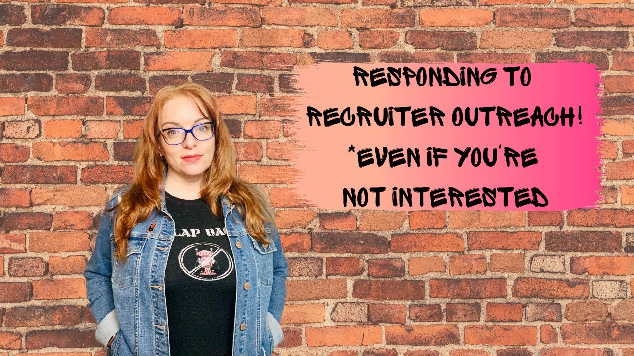 How To Respond To Recruiters! (*When you're not interested in what they ...