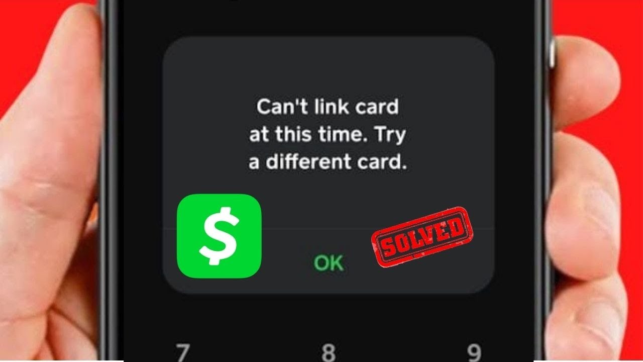 How to Fix " Can't Link Card At This Time " Try A Different Card - YouTube