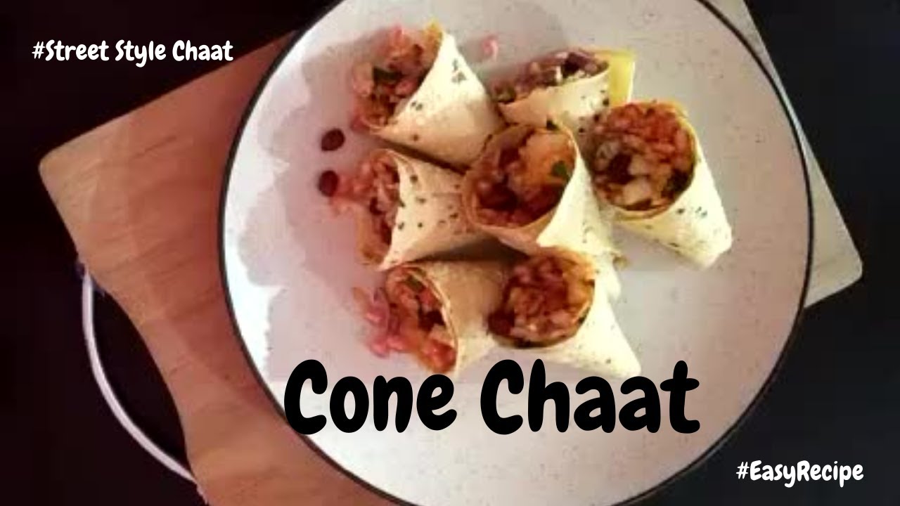 Cone Chat Recipe || Easy Snack - YouTube