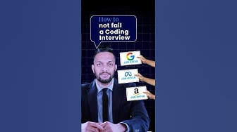How to not fail a coding interview