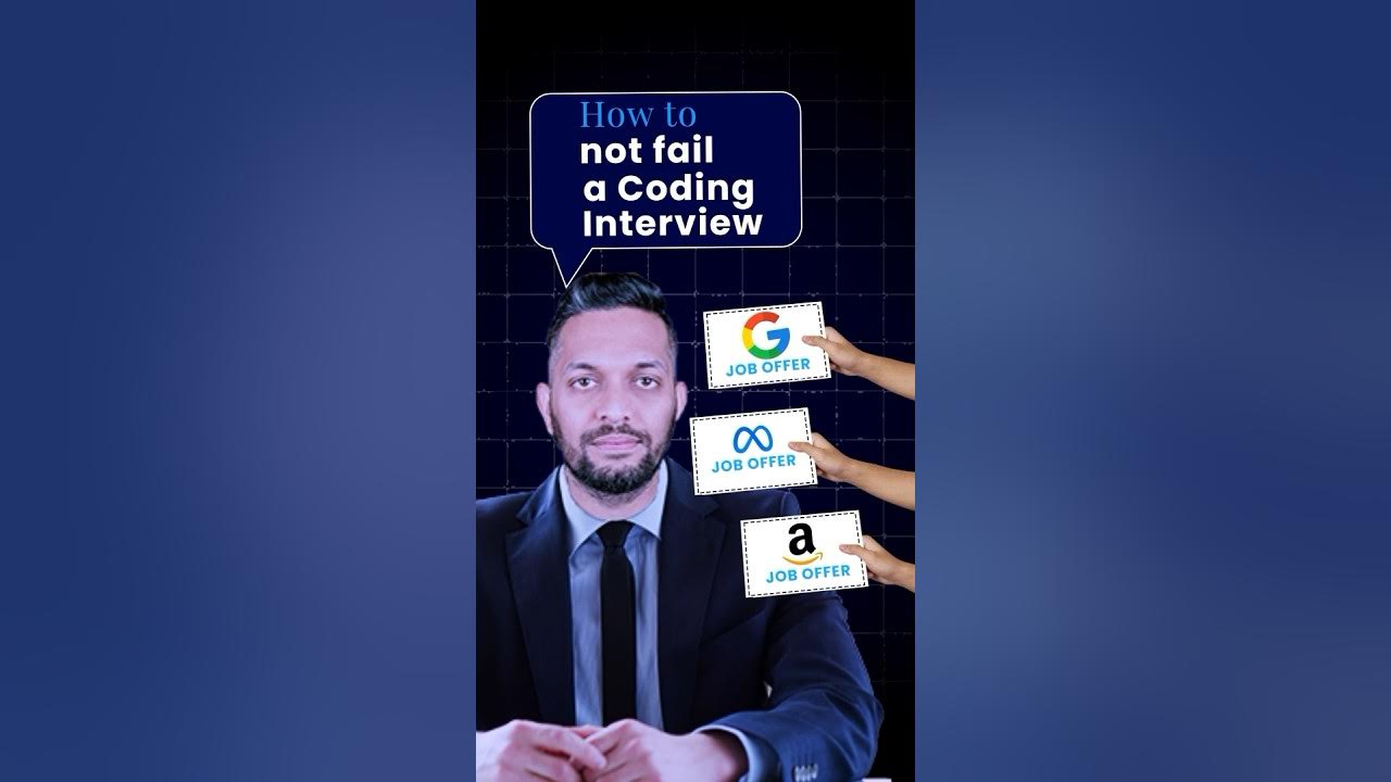 How to not fail a coding interview - YouTube