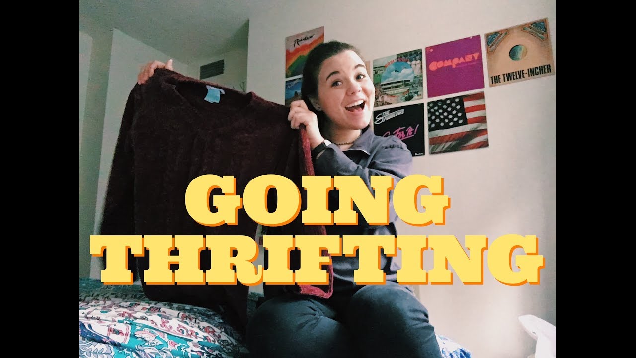 FIRST VLOG || GOING THRIFTING!! - YouTube