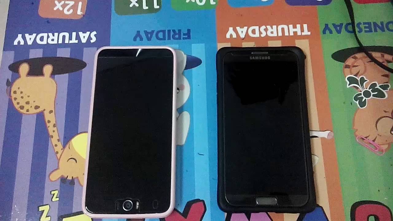 Comparison between samsung galaxy and asus - YouTube