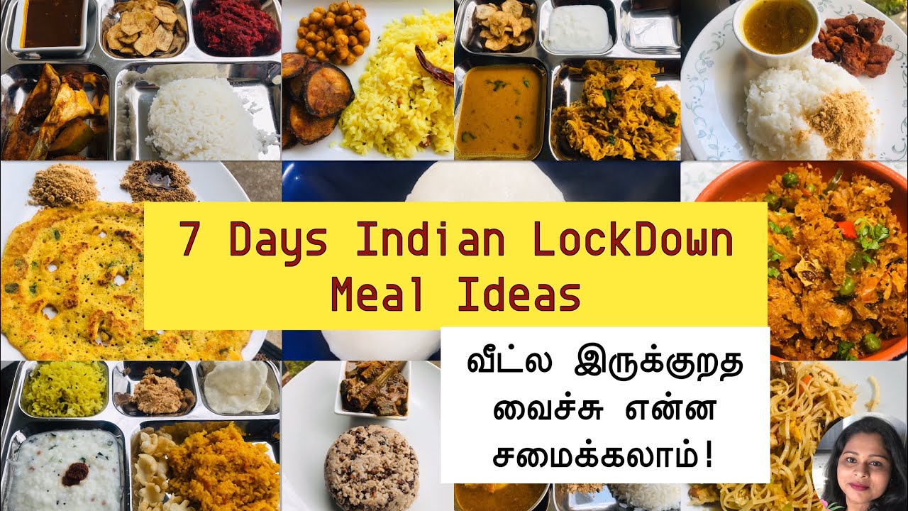 Lockdown Smart Meal Planning|Minimalistic Indian Recipes During ...