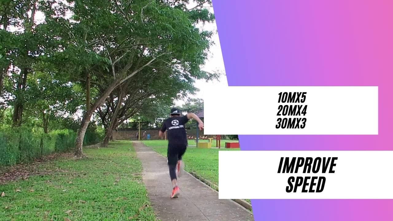 Speed Training 10m, 20m, and 30m - YouTube