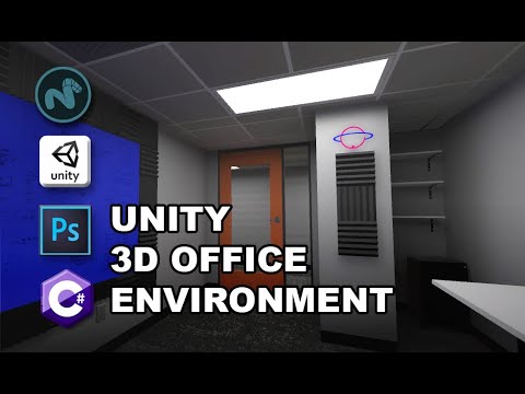 Unity 3d Office Environment - YouTube