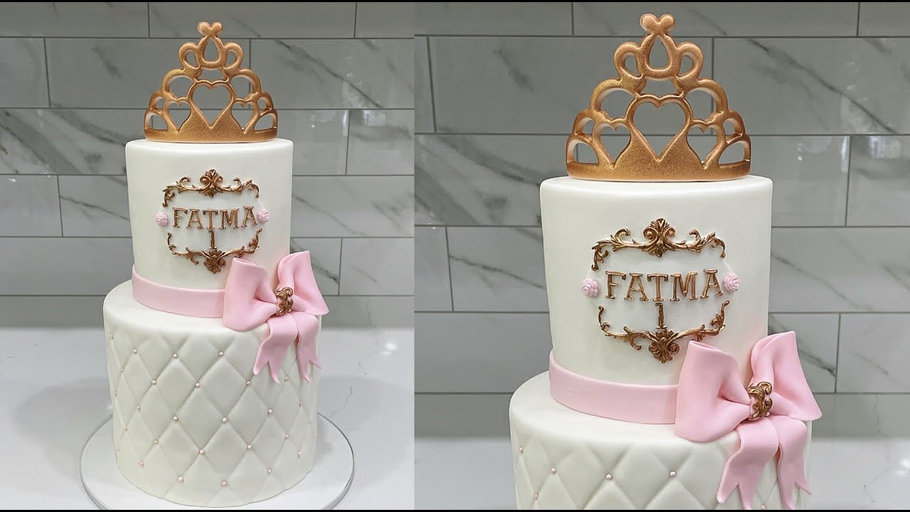 How to make a fondant princess cake | Cake decorating tutorials ...