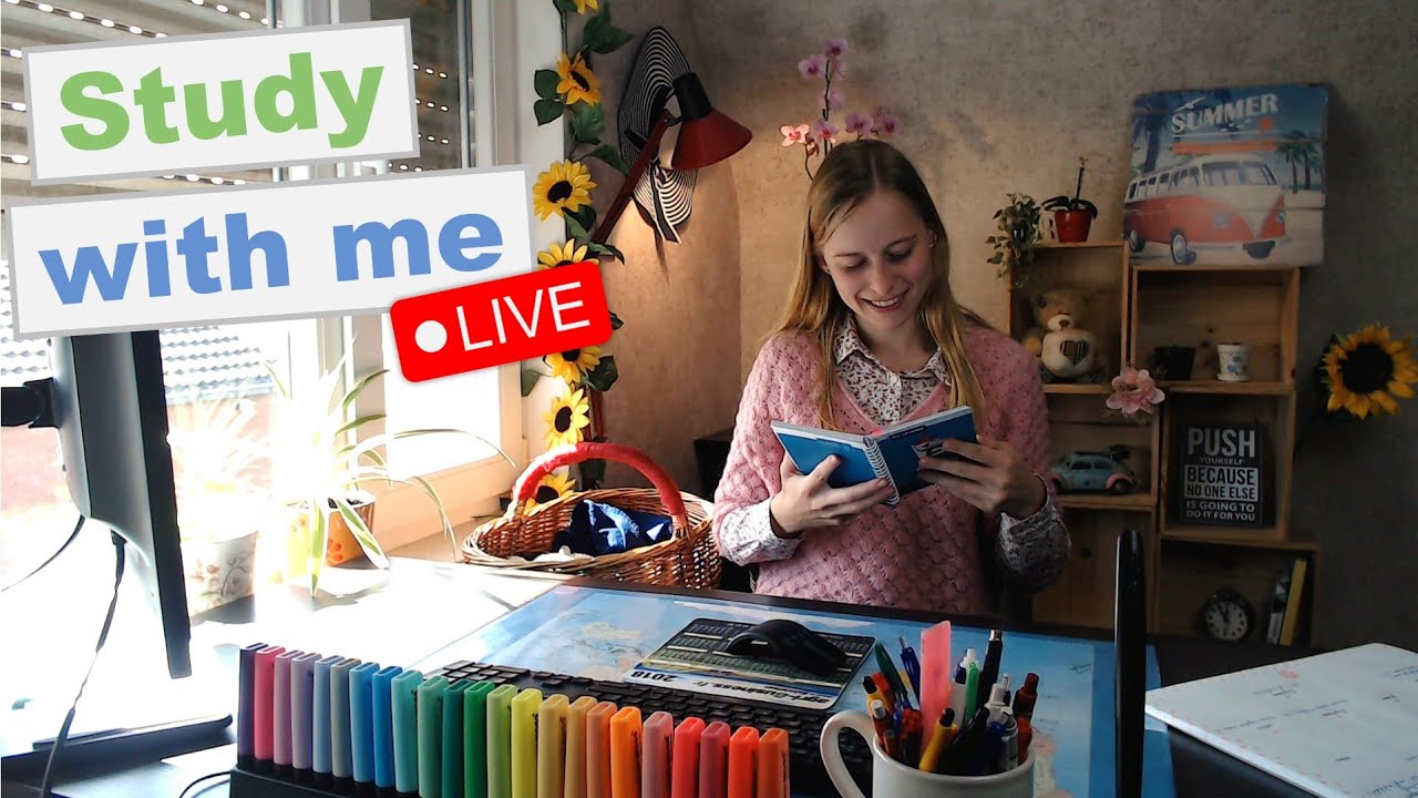 Study with me 6 HOURS live | 50/10 | Engineering Student | Rain sounds ...