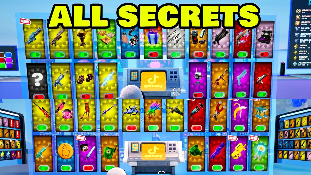 ALL SECRETS LOCATIONS SECRET CODE PART 3 UPDATE | CRAZY 1V1 FFA - ALL ...