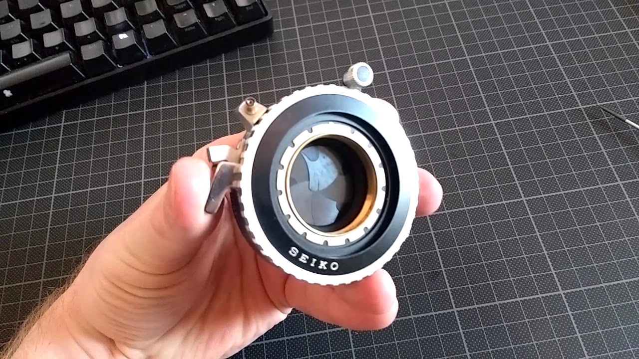 Seiko shutter working again after repair. - YouTube