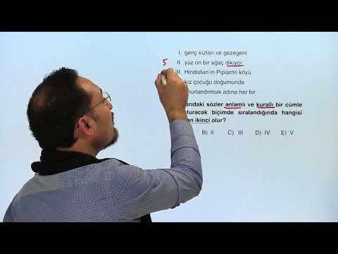 1. Anlamlı ve Kurallı Cümle Oluşturma