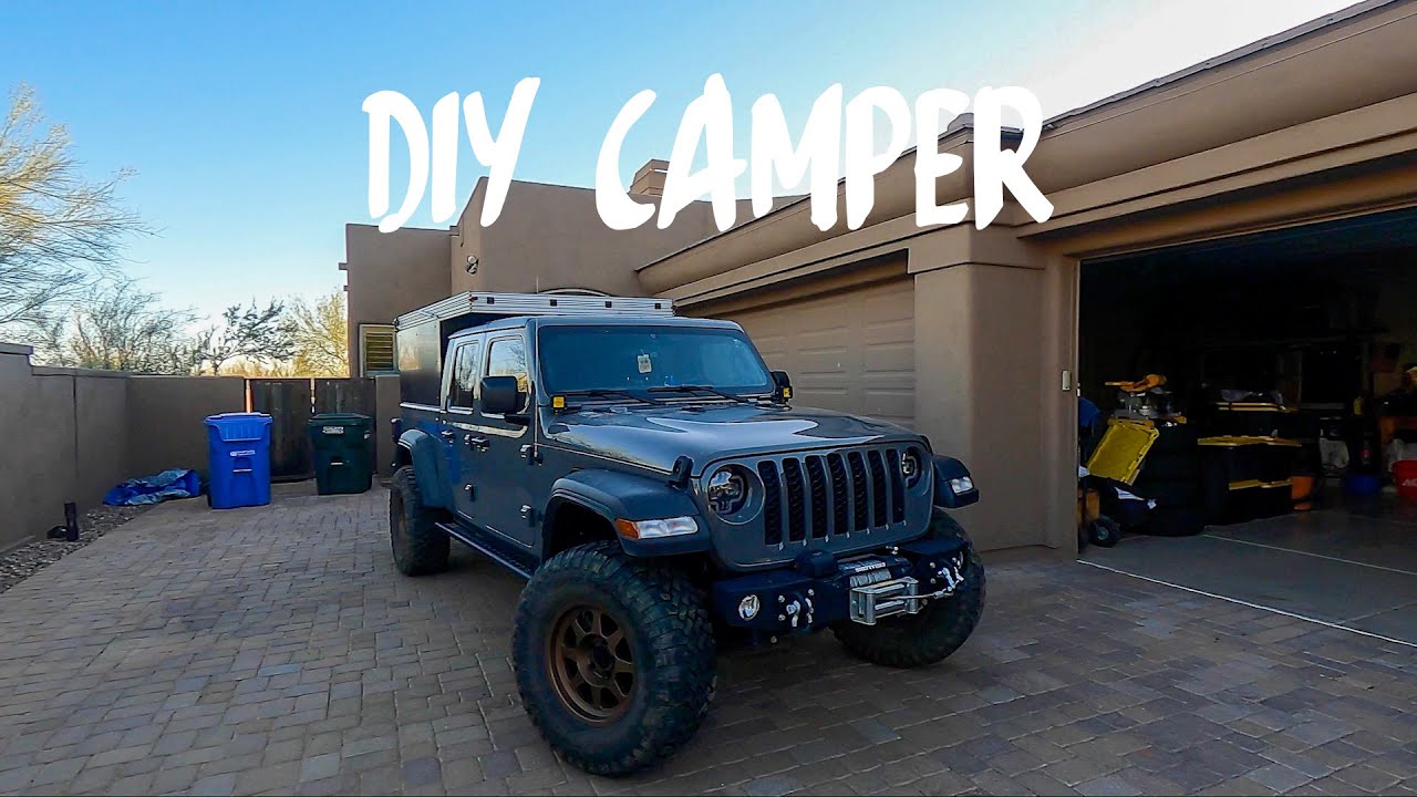DIY Camper Build for Jeep Gladiator - YouTube