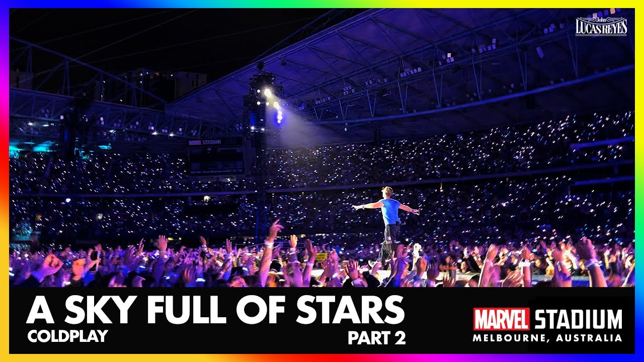 Coldplay - A Sky Full of Stars - Finale - Oct 30, 2024 - Marvel Stadium ...
