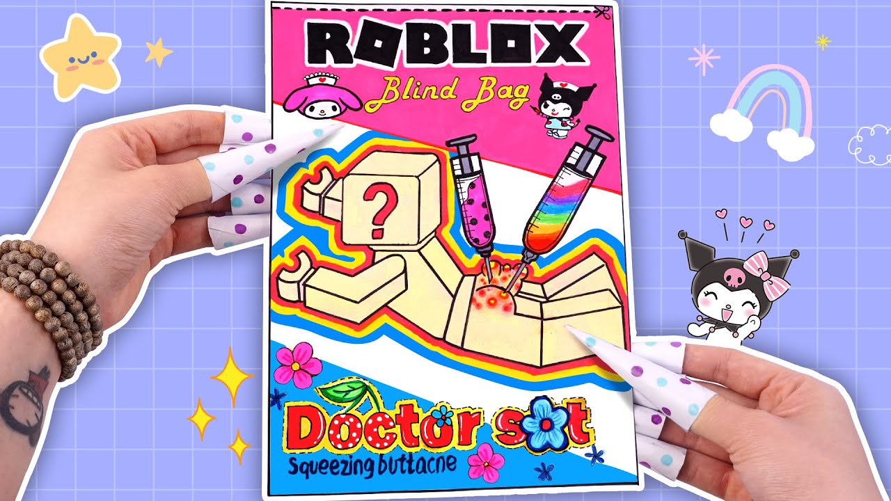 [🎀Paper diy🎀] Roblox POP THE PIMPLES Compilation 로블록스 Outfit Blind Bag ...