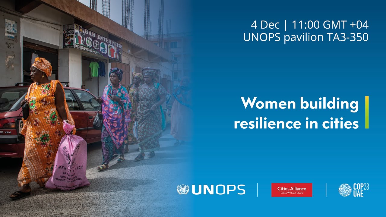 Women building resilience in cities - YouTube
