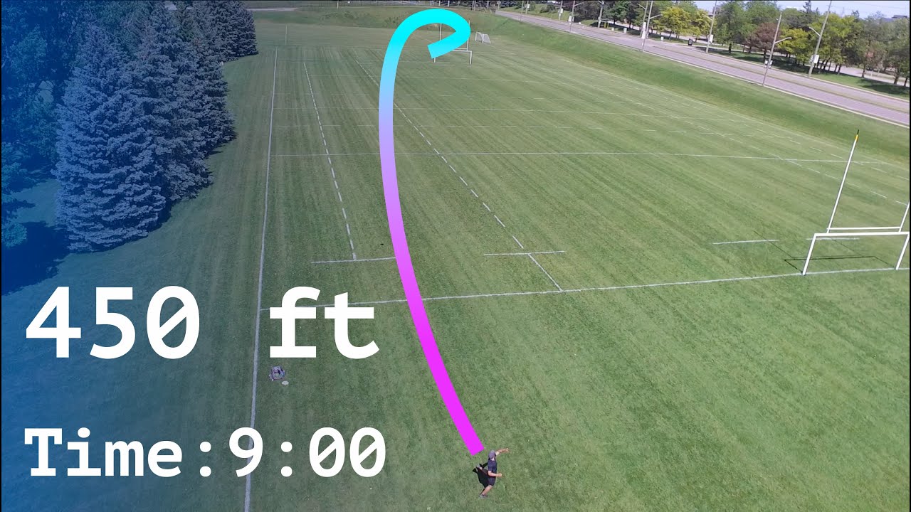 What 450 ft of distance looks like in disc golf! | Joe V Disc Golf ...