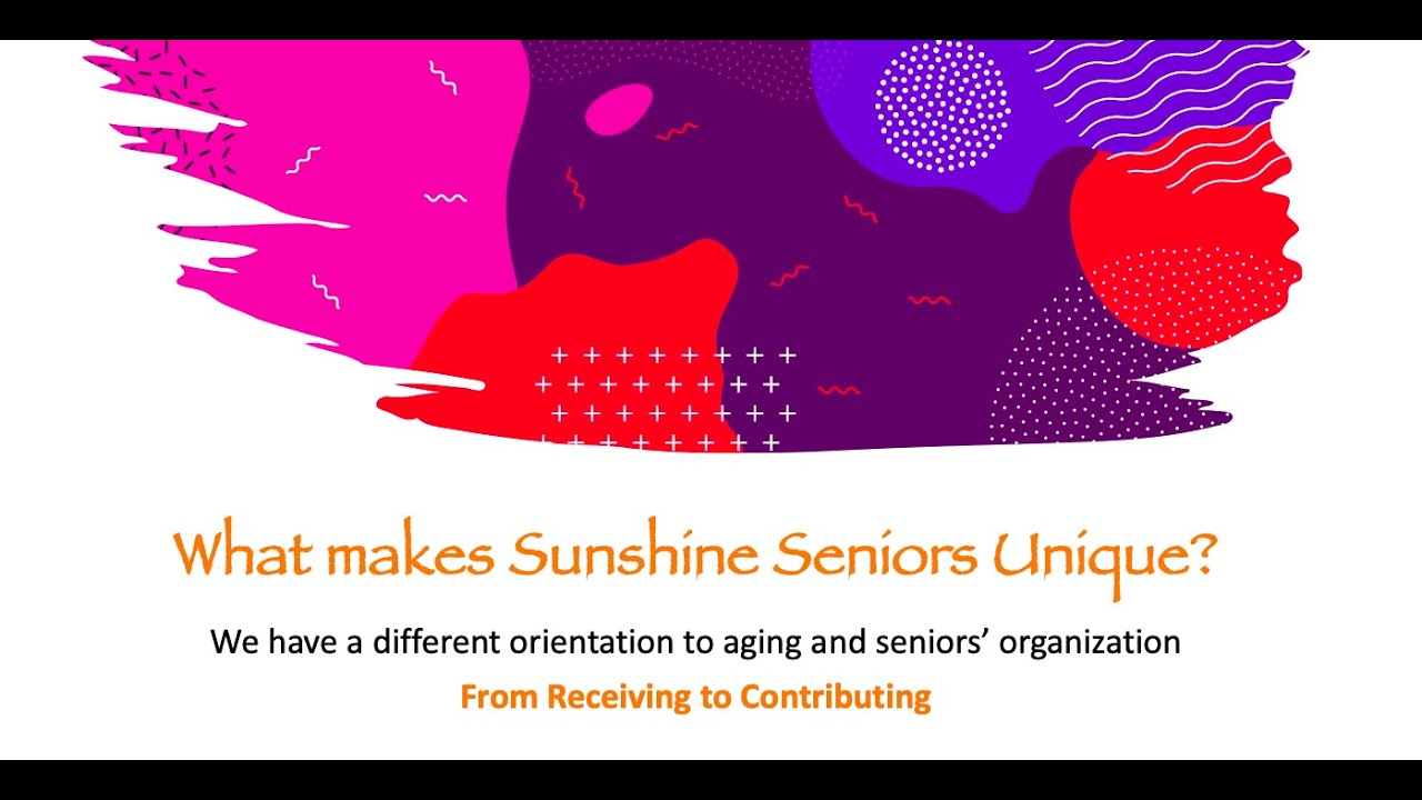 How unique is Sunshine Seniors Corporate Version - YouTube