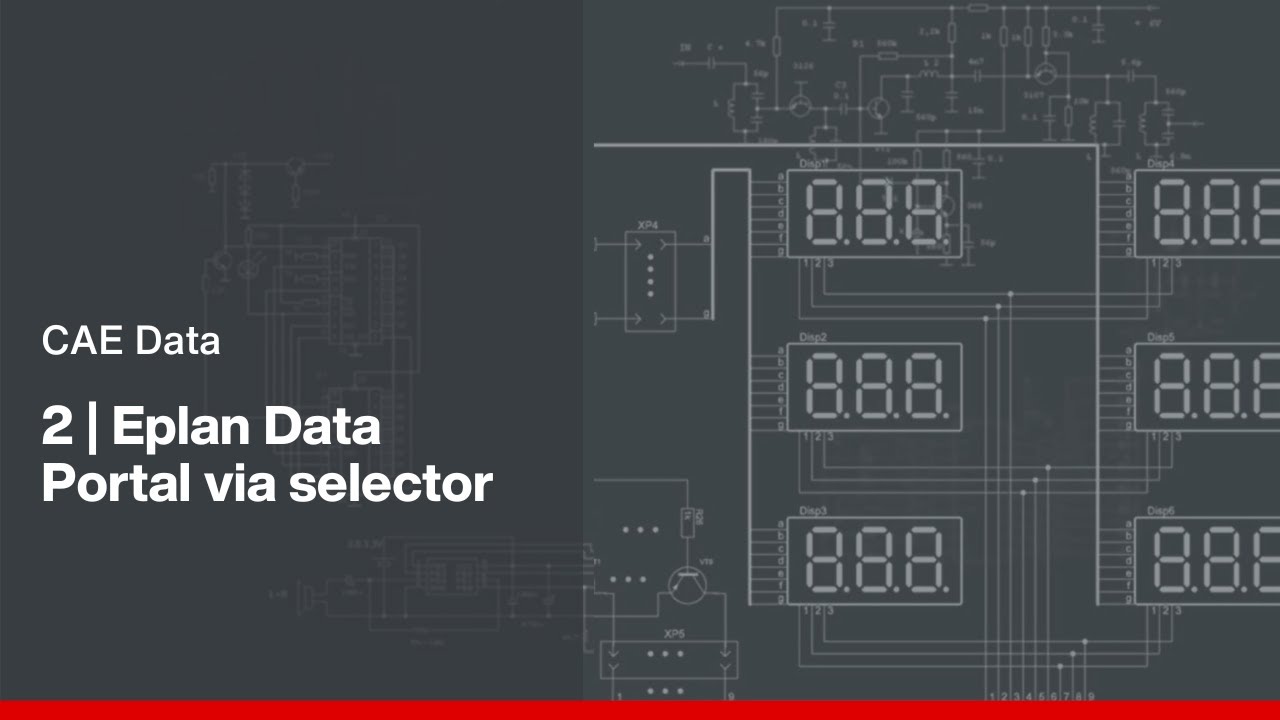 CAE Data Download Options | 2. Eplan Data Portal via selector - YouTube