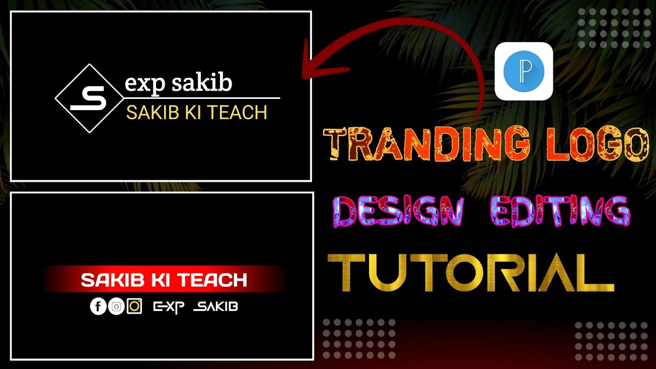 [Professional trending logo design editing tutorial]😱#tranding #logodesign - YouTube