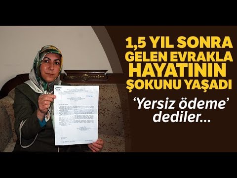SGK 1,5 Yıl Sonra 'Yersiz Ödeme' Dedi Ve 23 Bin 989 Lira Borç Çıkarttı