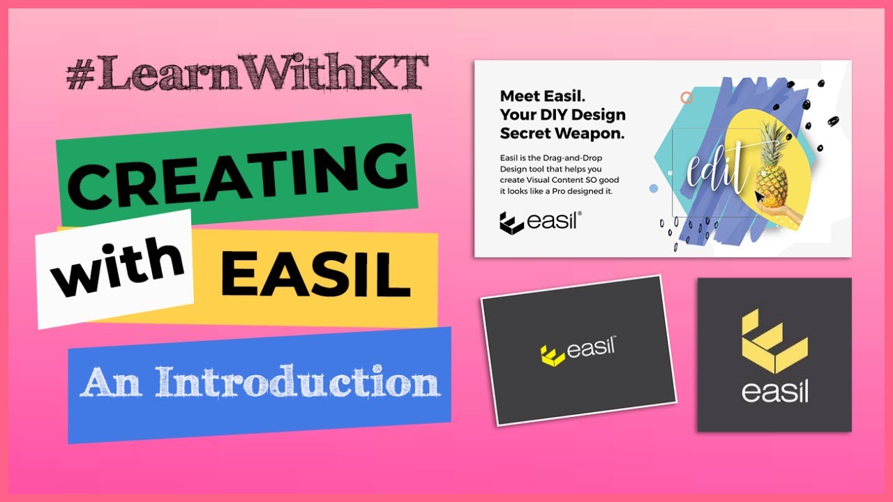 Intro to Easil Interface, Templates and Pricing | LEARNWITHKT - YouTube