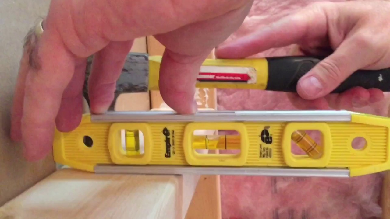 Part 3 - How To Frame A Shower Niche - Complete Bathroom Remodel - YouTube