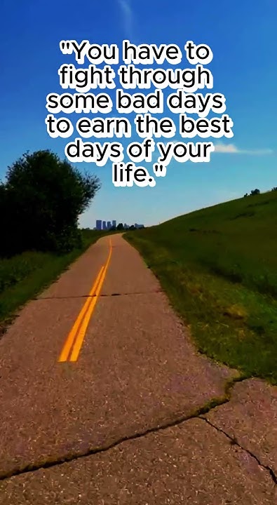 You have to fight through some bad days to earn t - YouTube