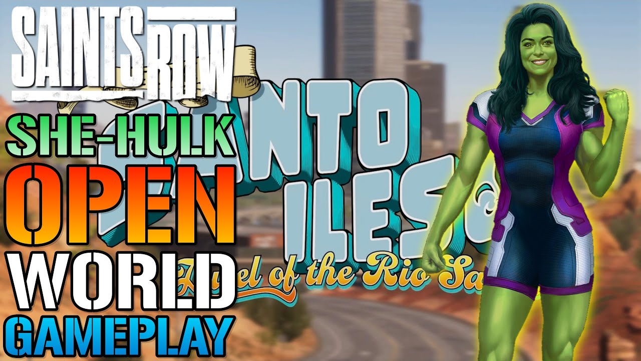 Saints Row: SHE-HULK! Open World Gameplay! Target Missions & More - YouTube