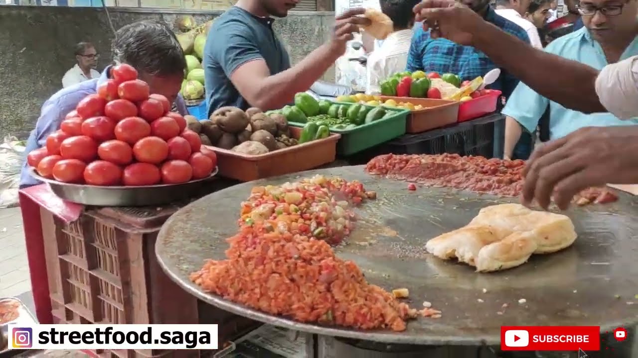 Mumbai's Special Khada Pav Bhaji | Amazing Taste | How to Make Khada ...