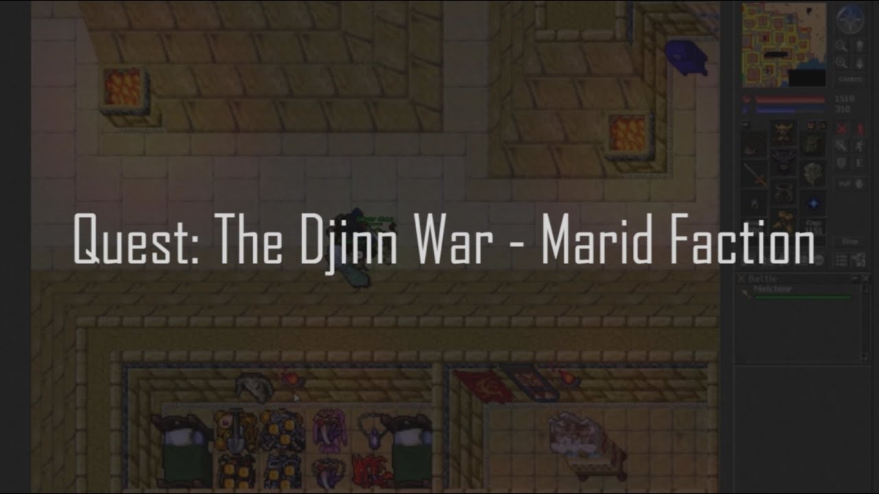 Tibia: The Djinn War Marid Faction Quest en Español - YouTube