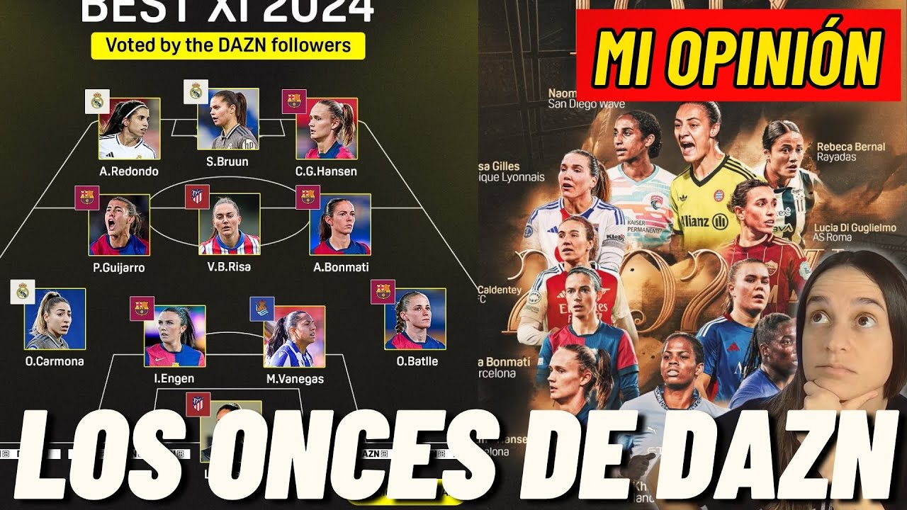 Los ONCES de DAZN y Liga F 🤔 Mi Opinión - YouTube