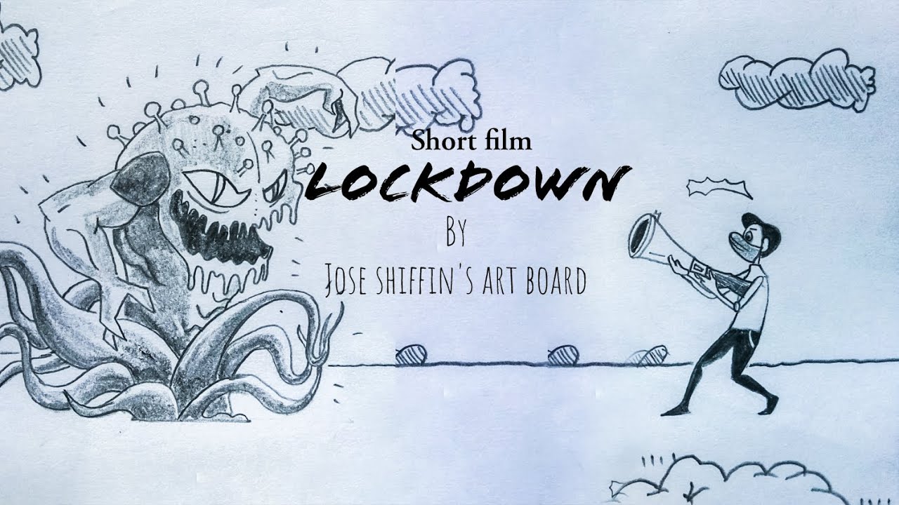 Lockdown - Funny 2d hand drawn Animated short film #anime #cartoon # ...