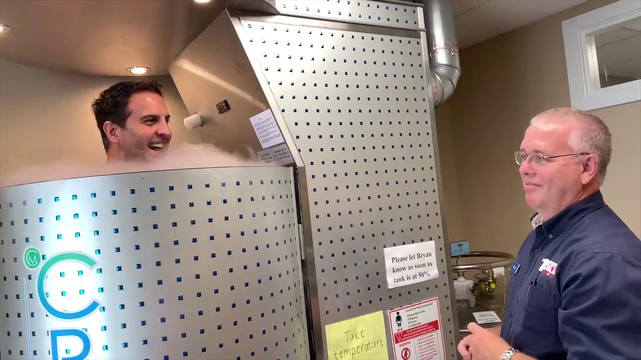 ESPN/NBC Commentator Mike Corey Tries Cryotherapy! - YouTube
