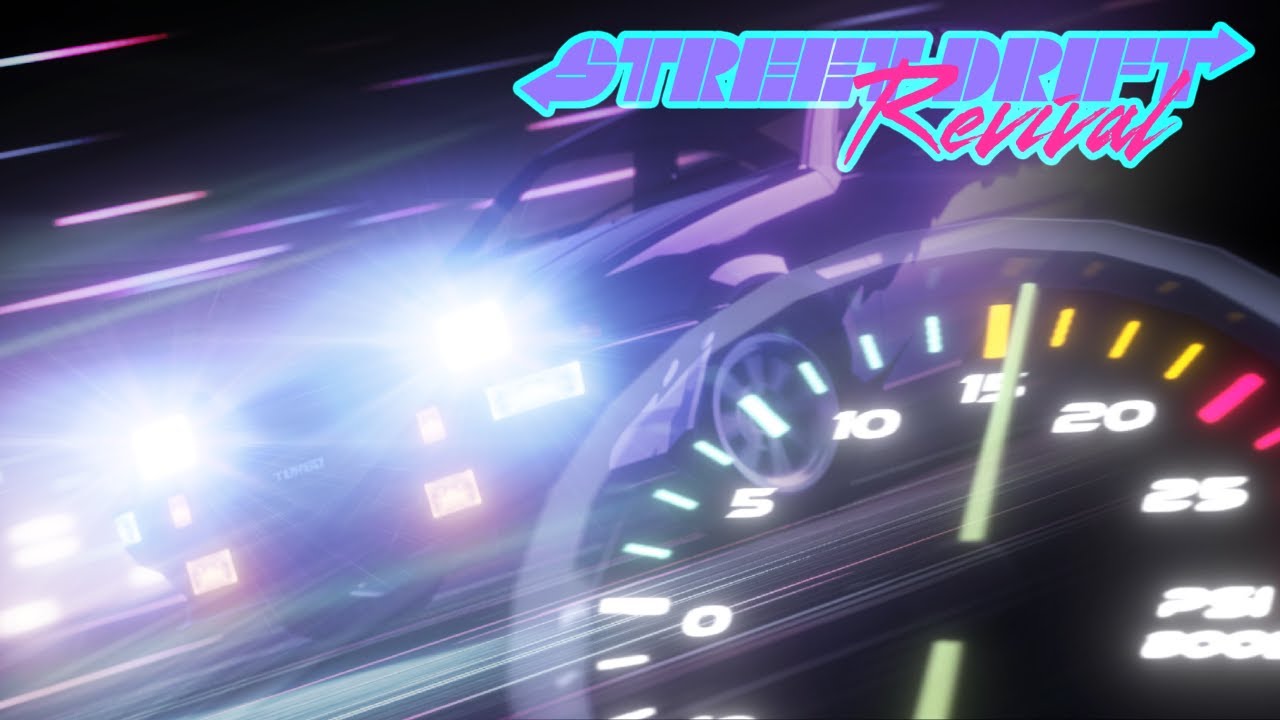 Street Drift Revival Teaser 1 : Record Run (BLENDER ANIMATION) - YouTube