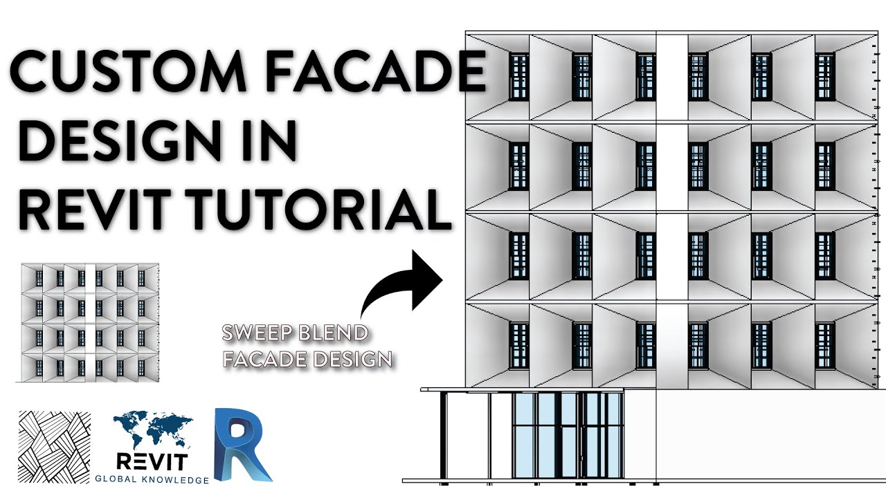 Tip & Trick - Stunning Facade Design in Revit Tutorial | Sweep & Blend ...