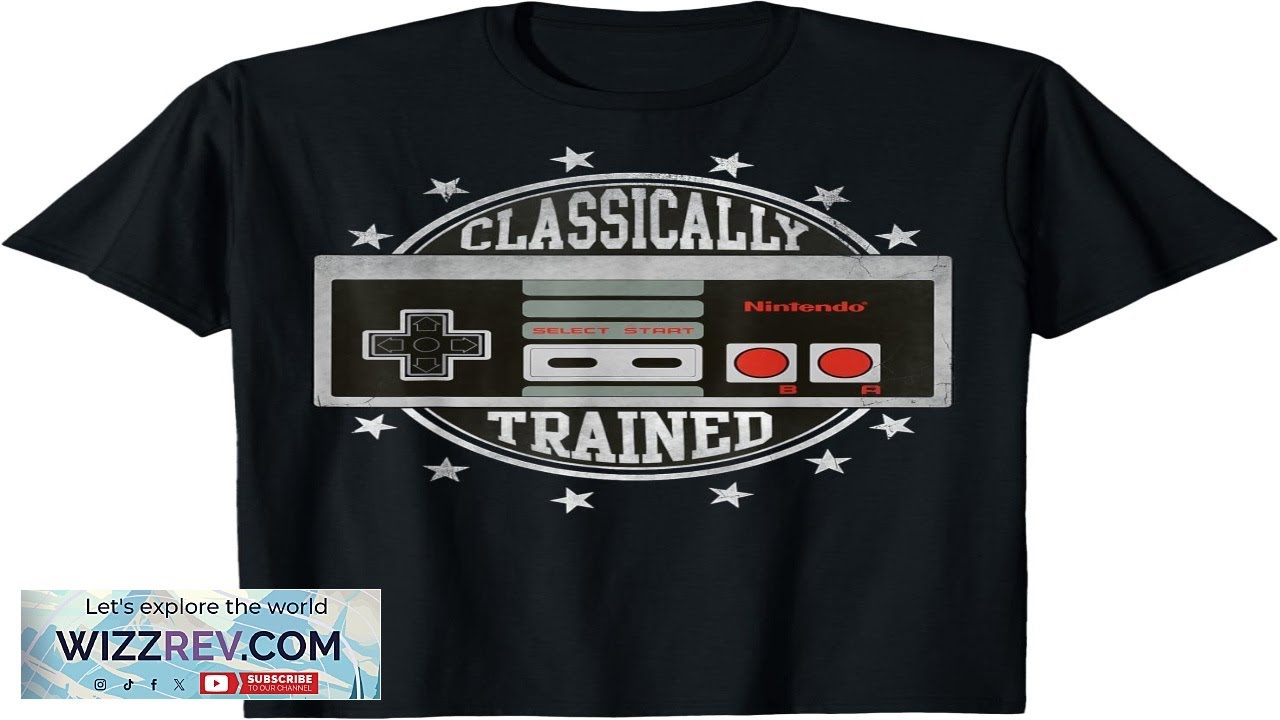 Nintendo NES Controller Classically Trained Graphic T-Shirt T-Shirt ...