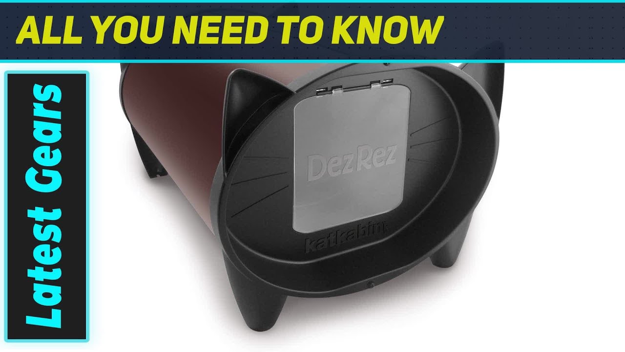 Best Outdoor Cat Shelter? KatKabin Dezrez Brown Review! - YouTube