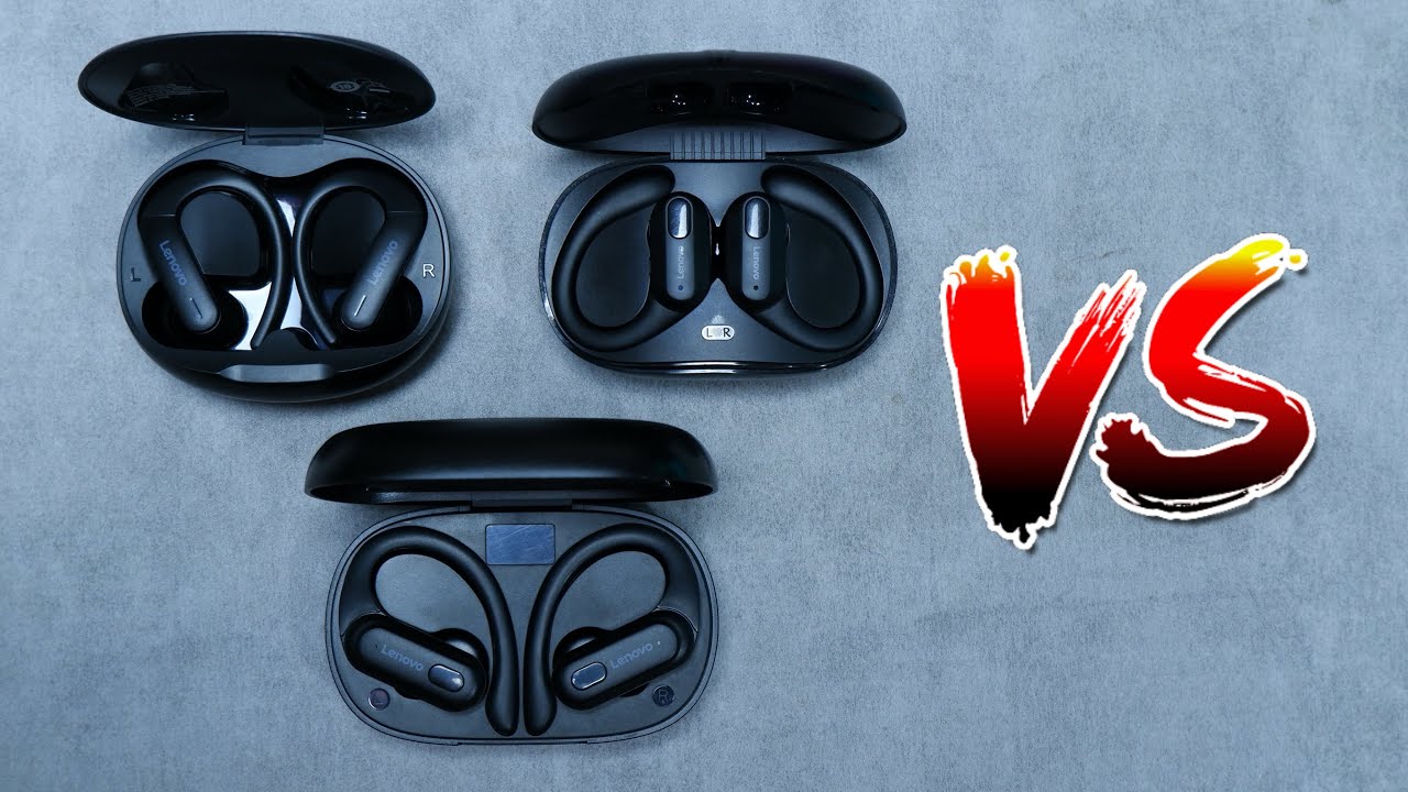 Compare TWS Lenovo Thinkplus T50 XT60 XT80 - YouTube